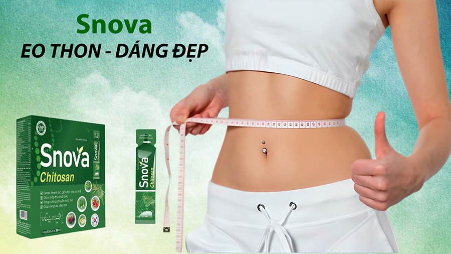 Bất ngờ với công dụng của thực phẩm hỗ trợ giảm cân Snova Chitosan ...